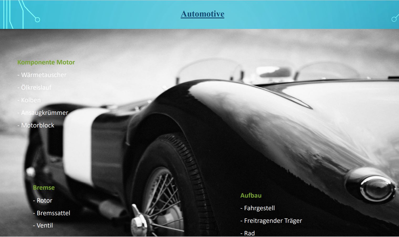 Automotive – SCAVIA TECH